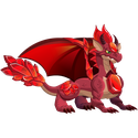 Ruby Dragon | Dragon City - Ditlep
