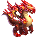 Illustrious Ruby Dragon | Dragon City - Ditlep