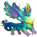 Peacock Dragon | Dragon City - Ditlep