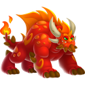Flaming Rock Dragon | Dragon City - Ditlep