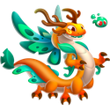 Pixie Salamander Dragon | Dragon City - Ditlep