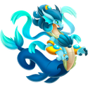 Azure Cold Dragon | Dragon City - Ditlep